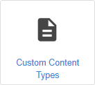 Manage the Settings for Custom Content Types – OpenCities
