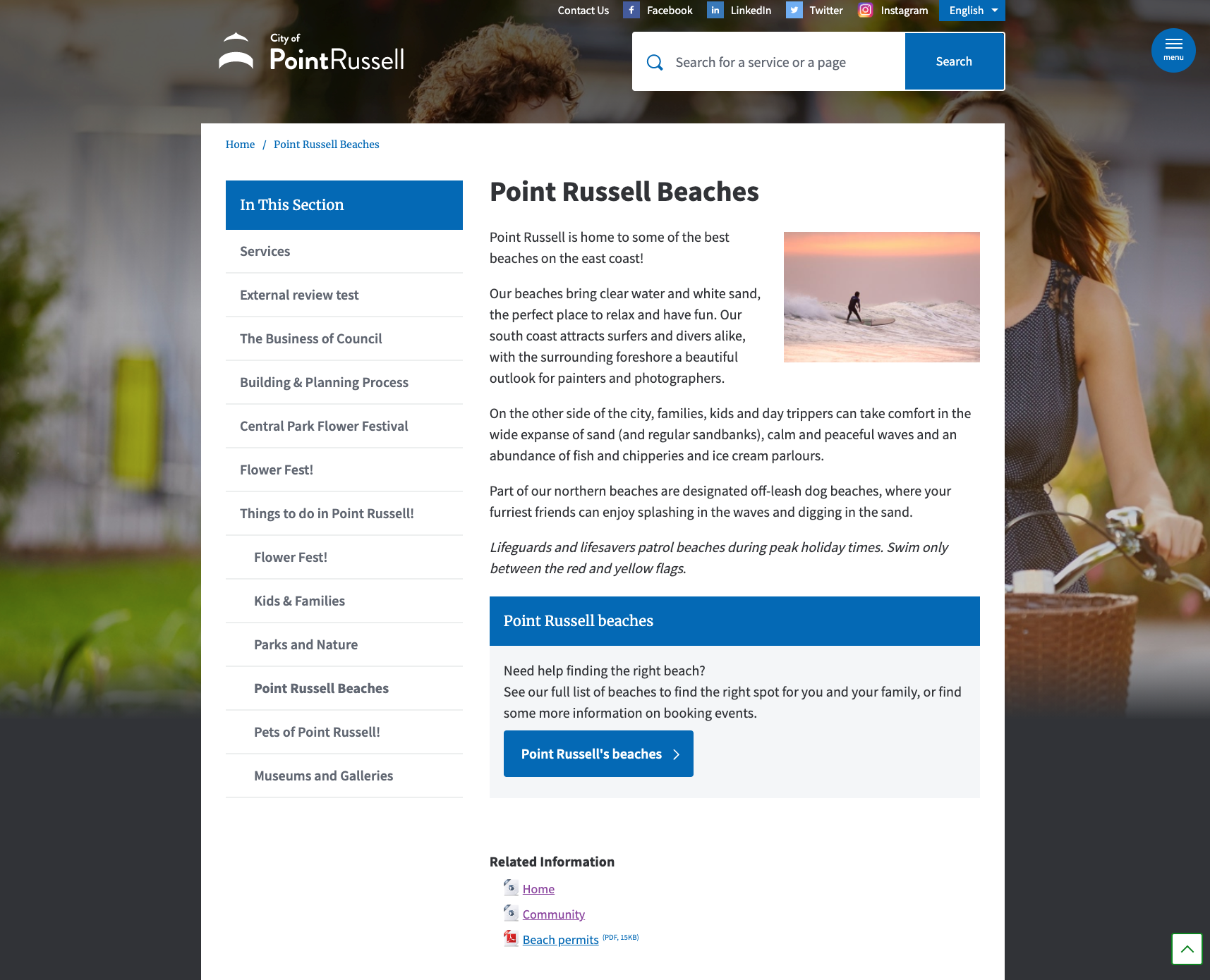General page templates – OpenCities