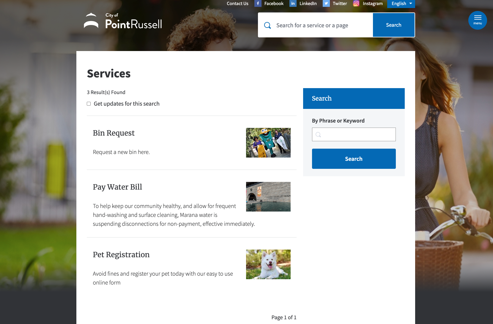 About the Services Module – OpenCities