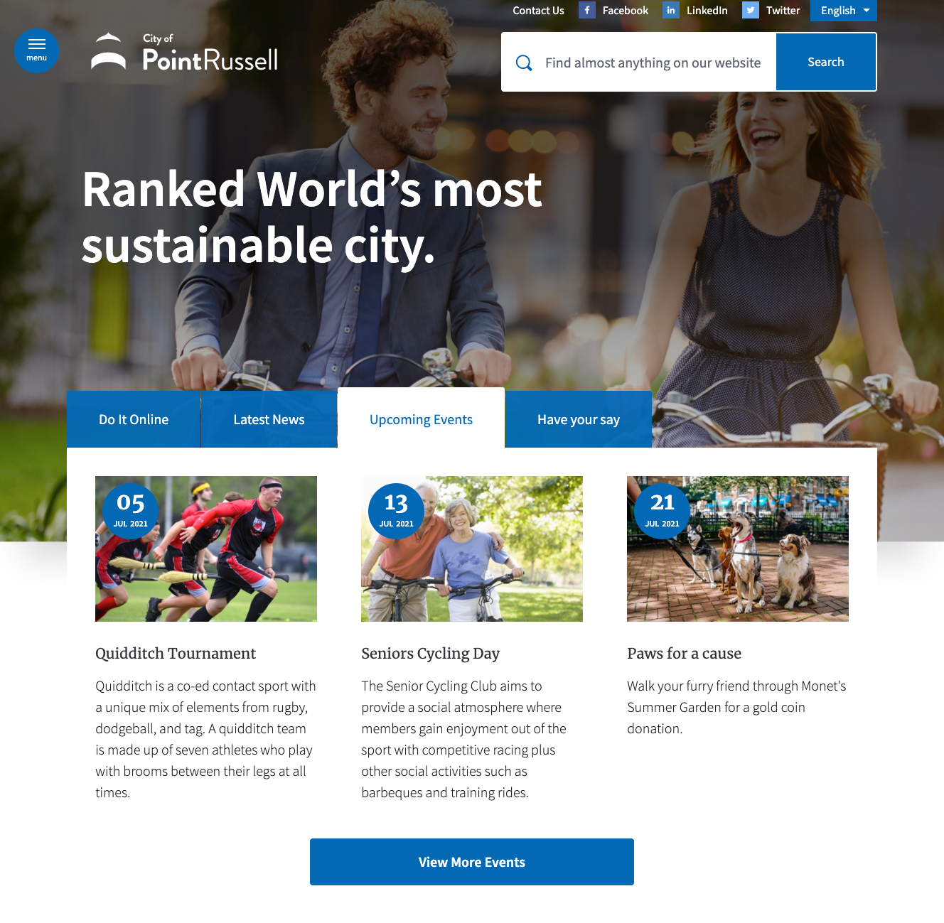 About the Events Module – OpenCities