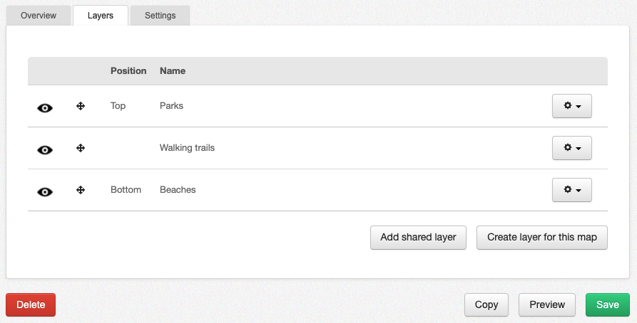Create or Update a Map – OpenCities