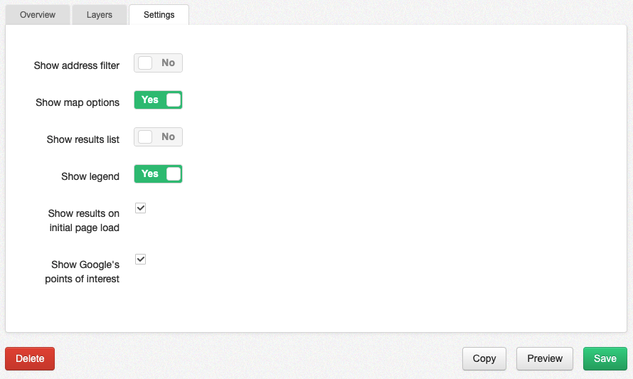 Create or Update a Map – OpenCities