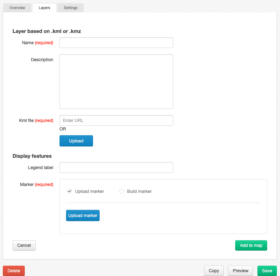 Create or Update a Map – OpenCities