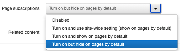 Set Up Subscriptions – OpenCities