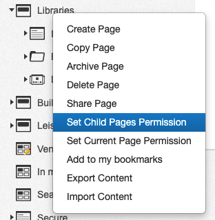 Using Page Permissions – OpenCities