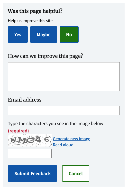 Set Up Page Feedback On Your Site – OpenCities