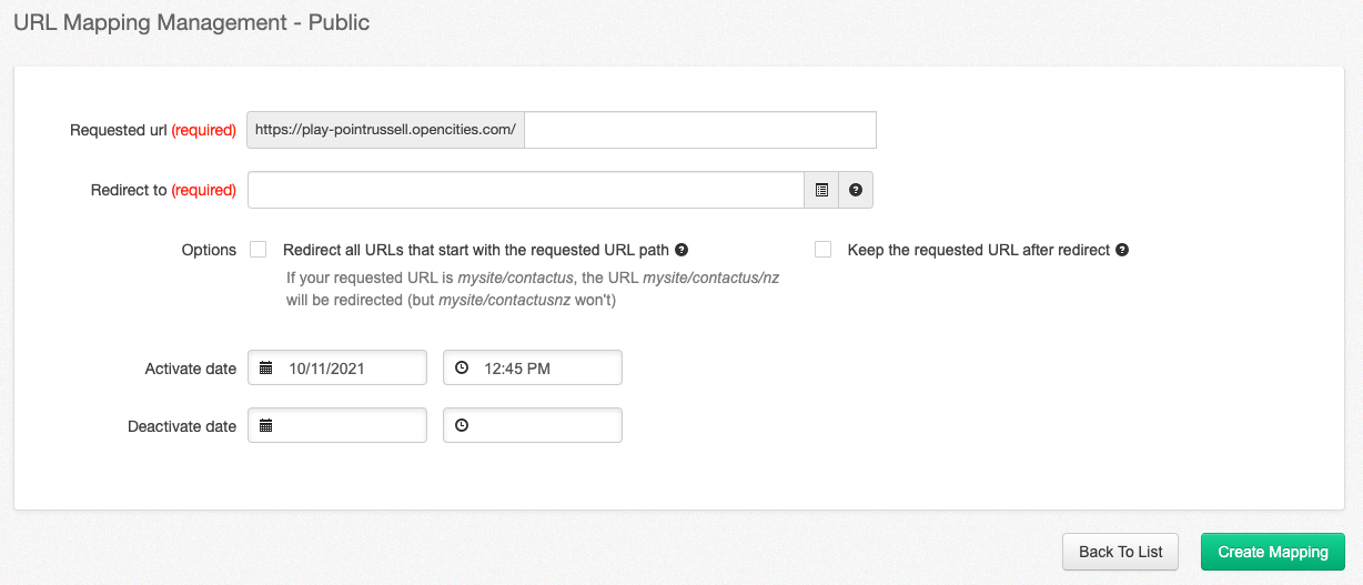 Create Custom URLs Using URL Mapping – OpenCities
