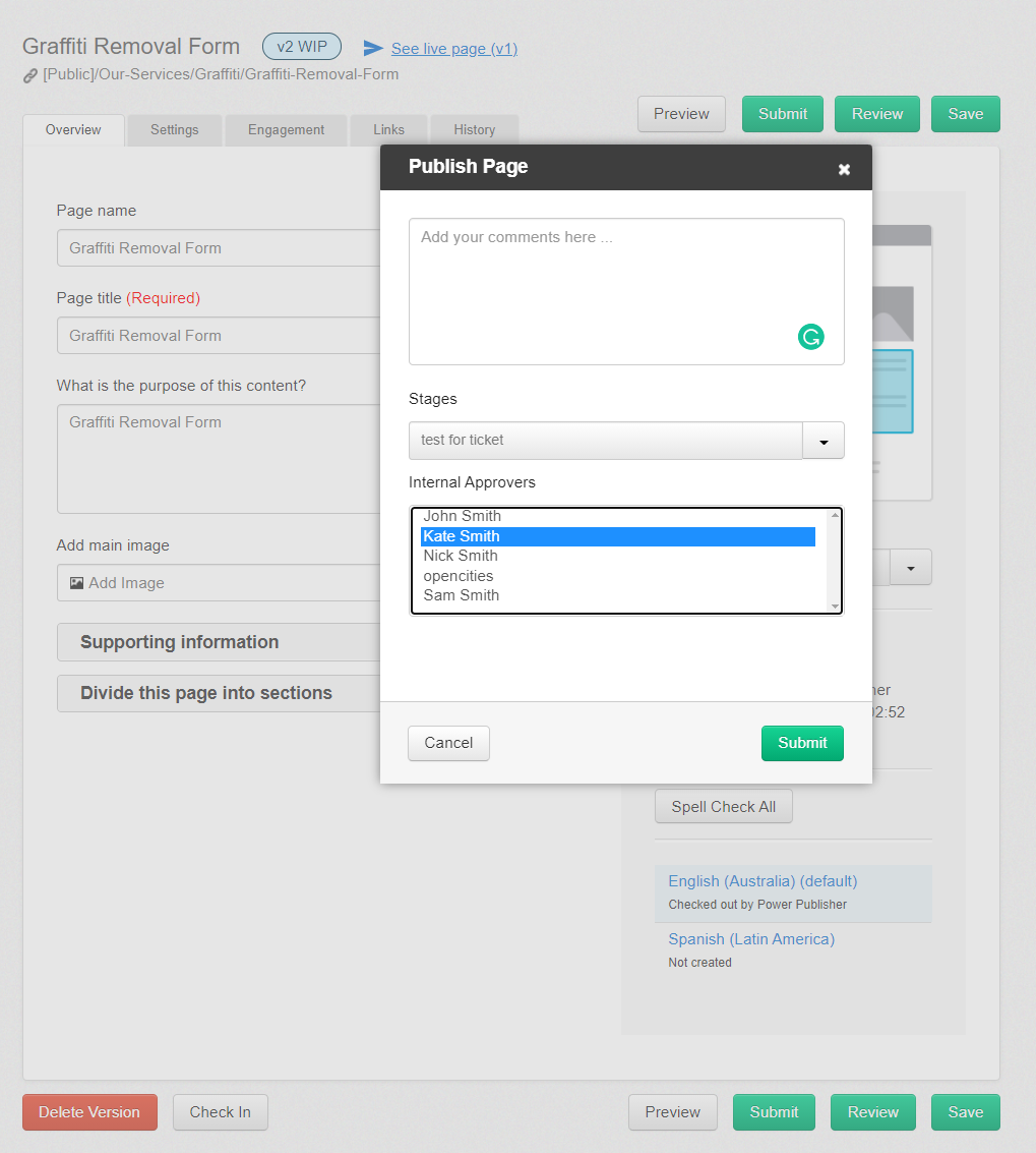 Create a Workflow – OpenCities