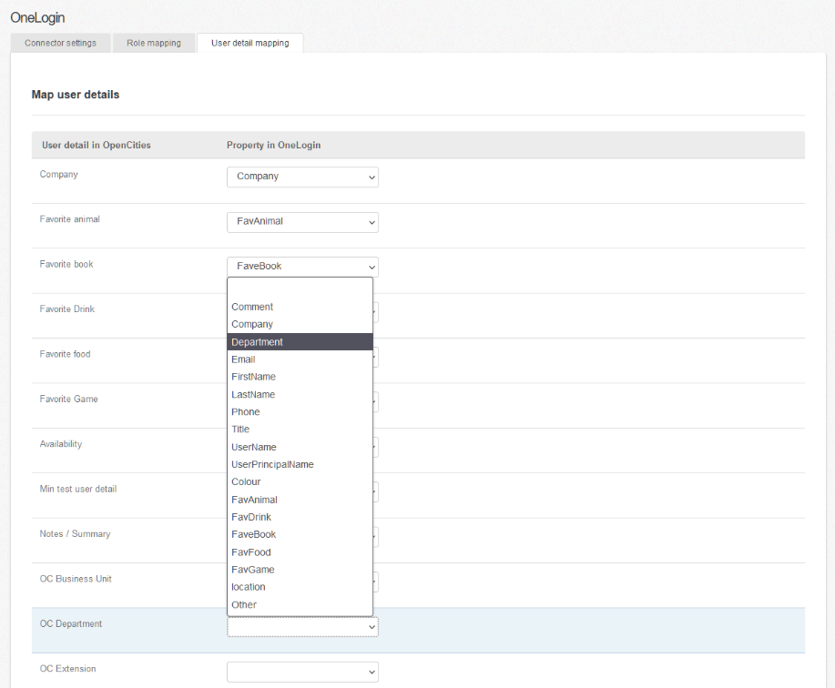 Set Up the OneLogin Connector – OpenCities