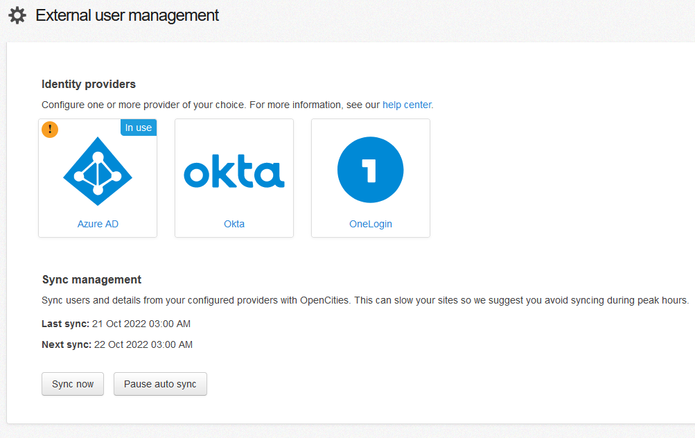 Set Up the OneLogin Connector – OpenCities