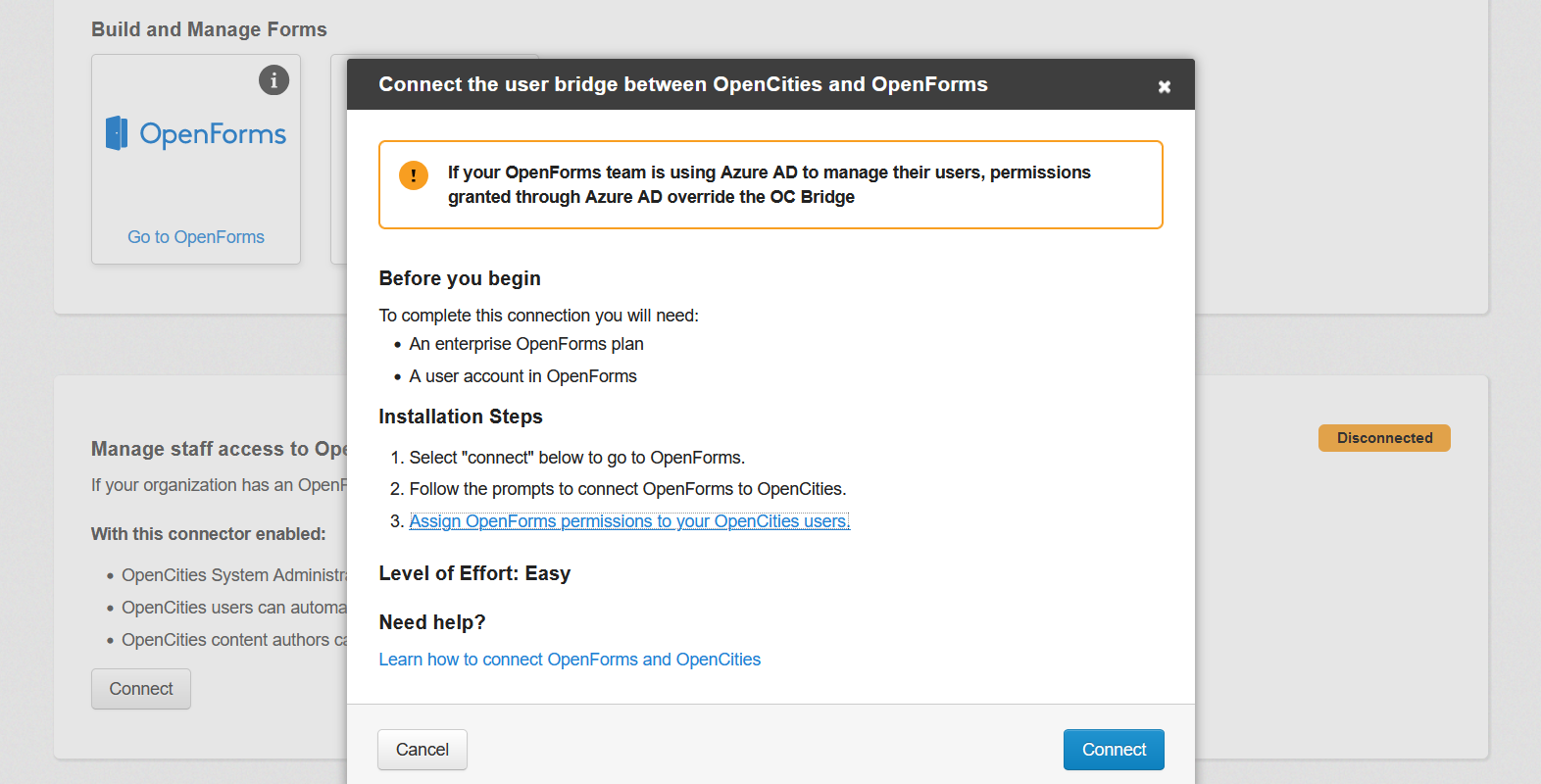 Use OpenForms with OpenCities – OpenCities