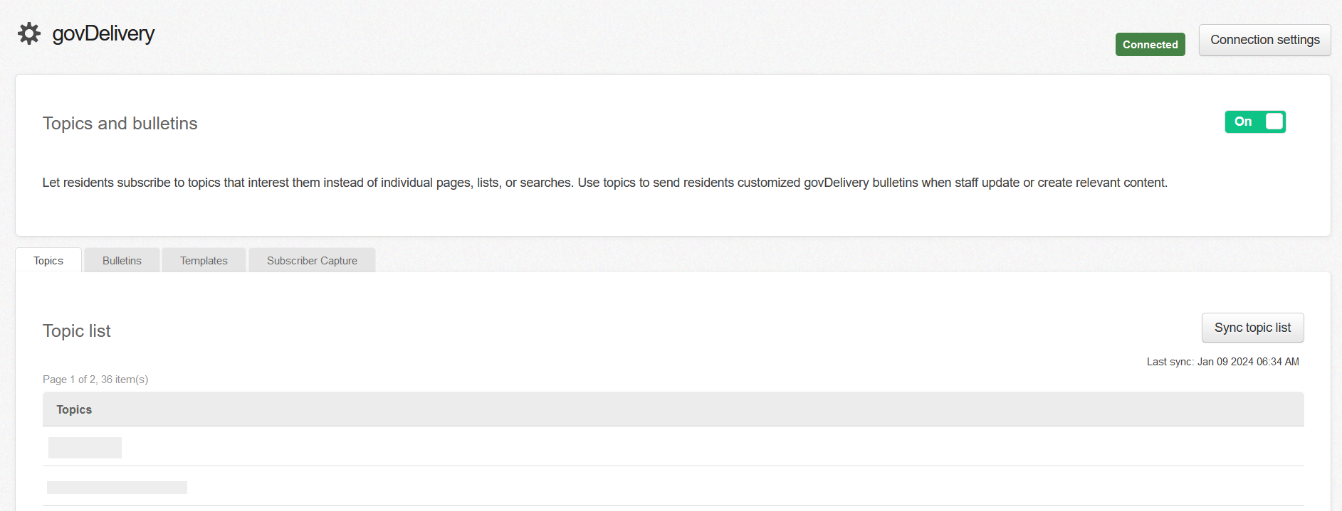 Set Up the govDelivery Integration – OpenCities