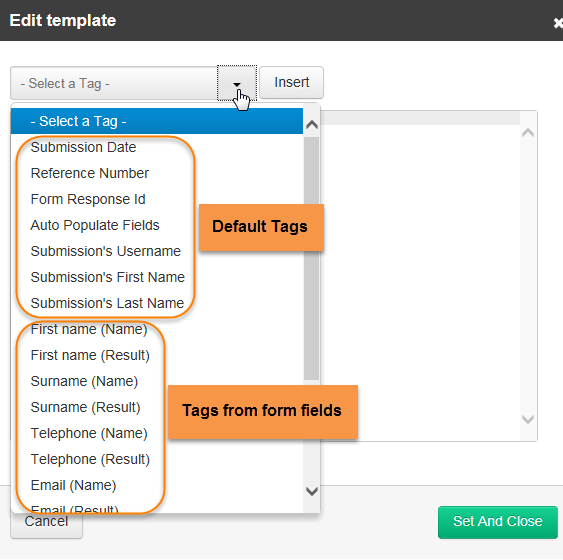 Create Email Templates for Forms – OpenCities